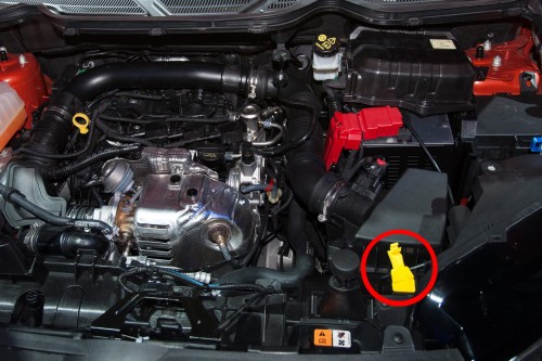 FORD FIESTA MK7 VII 2008-2017 UCHWYT PODPORY MASKI 1763358 TOPTUN.PL ...