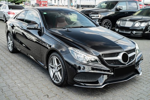 MERCEDES E-CLASS C207 COUPE 2014-2017 PO FACELIFTINGU CHROMOWANA LISTWA ...