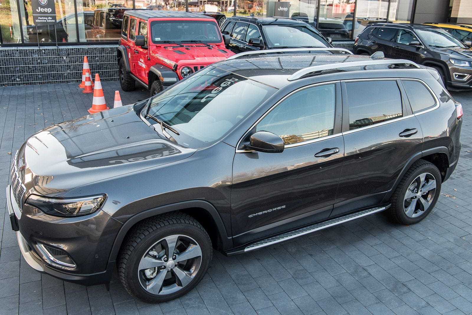 JEEP CHEROKEE V KL 2014-2018 PRZED FACELIFTINGIEM STOPNIE BOCZNE PROGI ...
