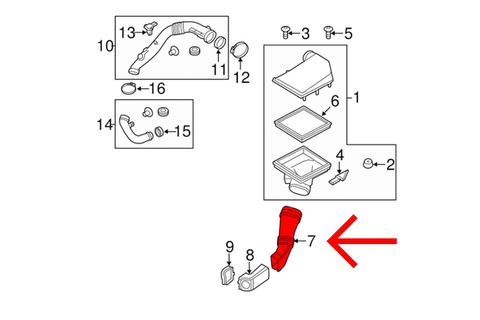 BMW SERIA 6 F13 2011-2018 PRZEWÓD KANAŁ POWIETRZA 13717582310 TOPTUN.PL ...
