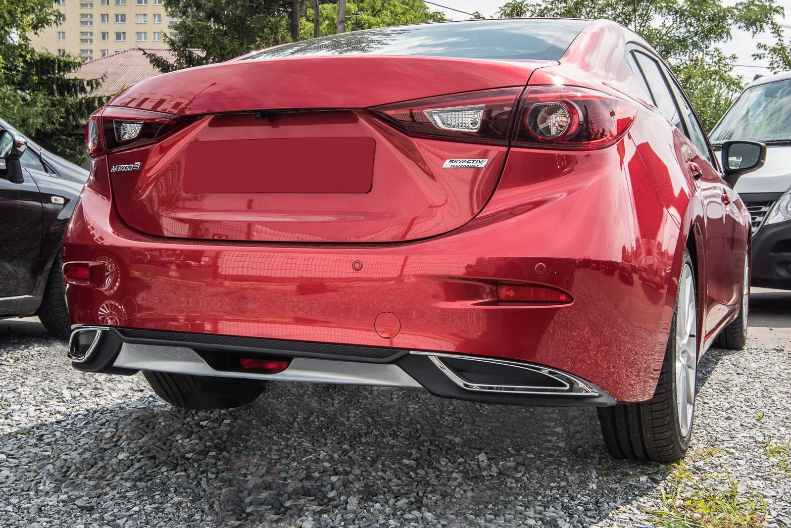 MAZDA 3 III BM 2014-2018 SEDAN LAMPA TYLNA KAROSERYJNA LEWA BKC351150 ...