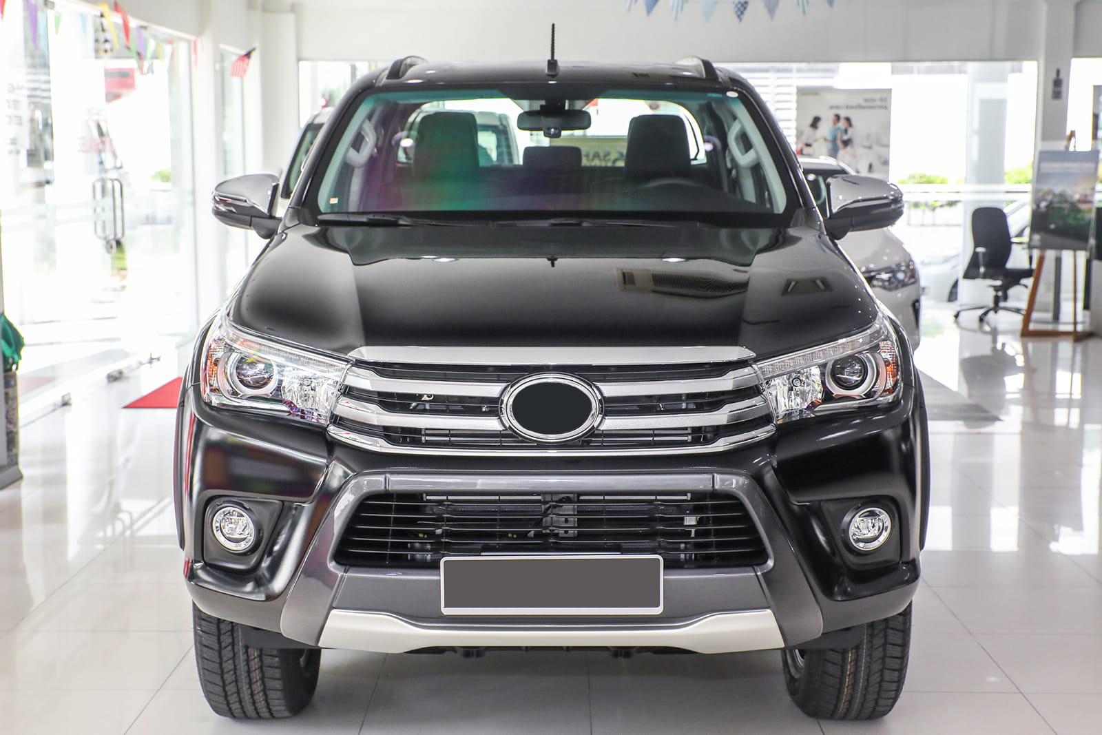TOYOTA HILUX VIII 2015-2017 PRZED LIFTINGIEM KRATKA ZDERZAKA POD ...