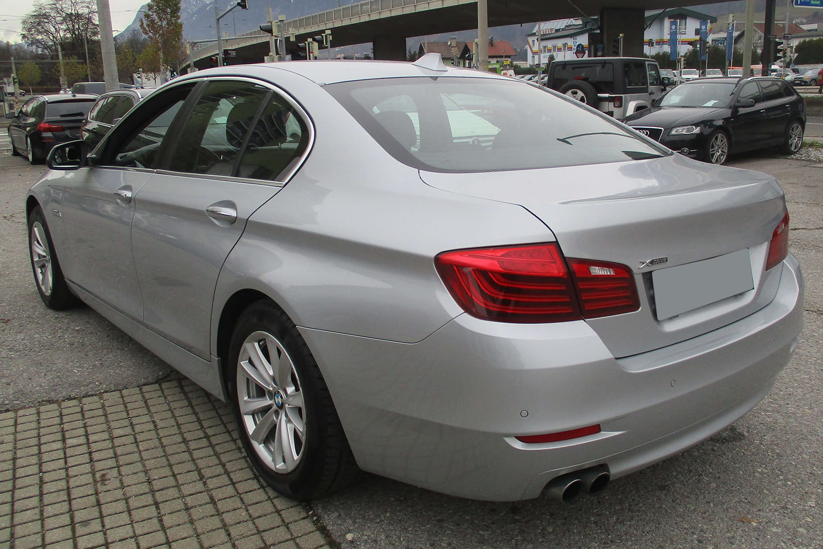 BMW SERIA 5 F10 2014-2017 PO FACELIFTINGU ZAŚLEPKA HAKA TYLNEGO ...