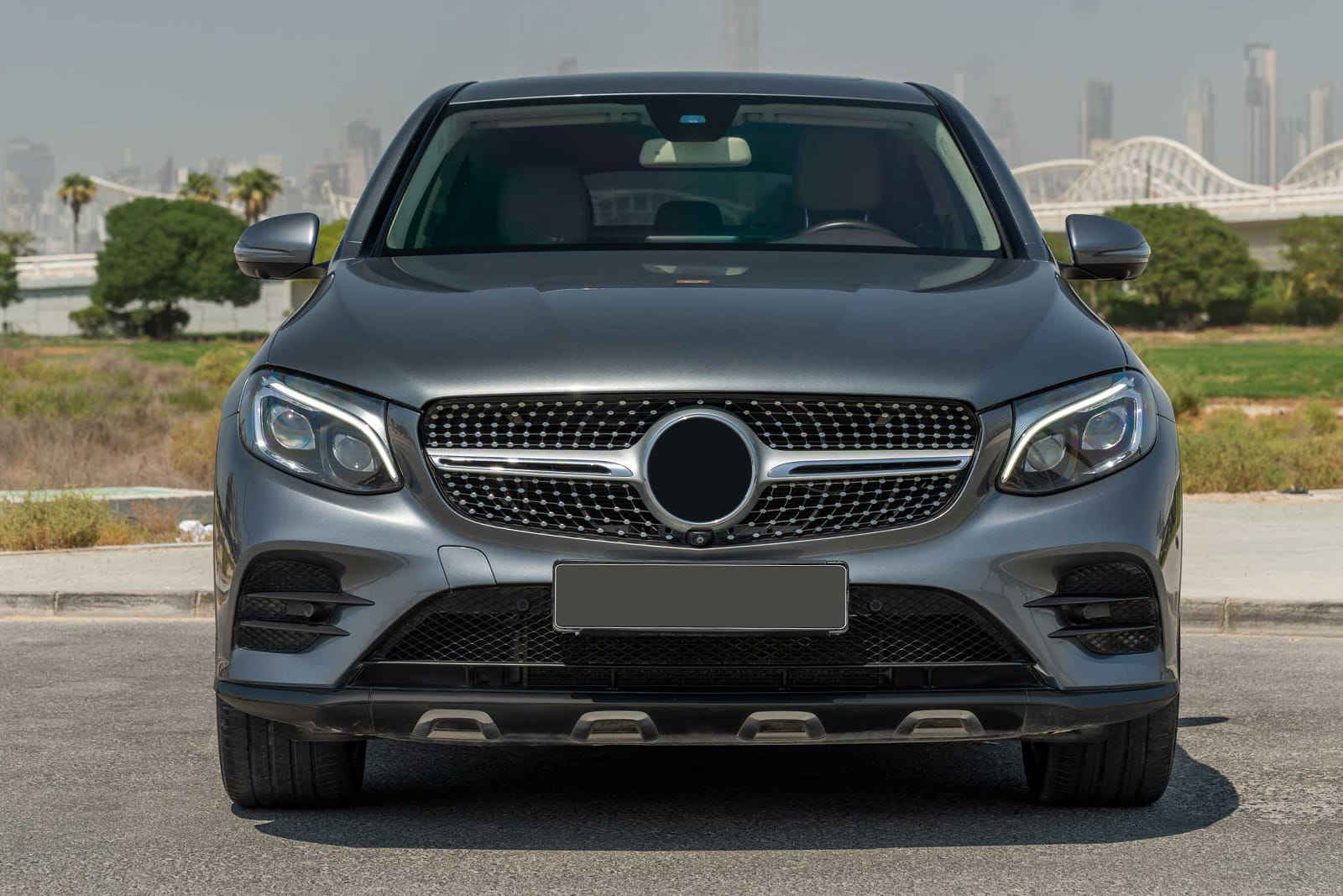 MERCEDES GLC X253 C253 2015-2019 PRZED FACELIFTINGIEM CZARNA LISTWA ...