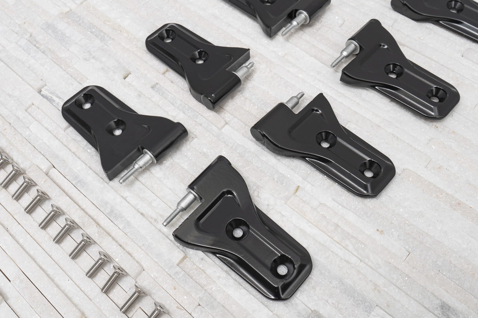 JEEP WRANGLER JL 2018+ 4D ALUMINIOWE ZAWIASY DRZWI KOMPLET 68297681AF ...