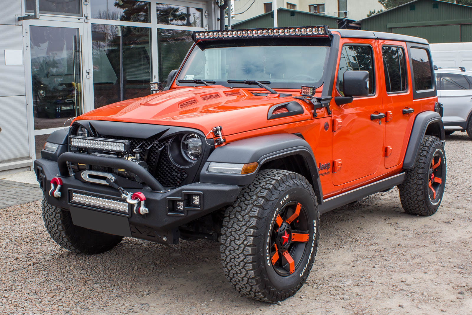 JEEP WRANGLER JL 2018+ 4D ALUMINIOWE ZAWIASY DRZWI KOMPLET 68297681AF ...