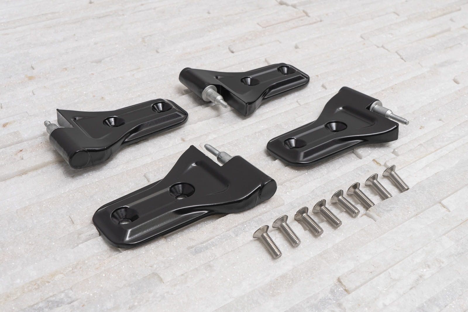 JEEP WRANGLER JL 2018+ 2D ALUMINIOWE ZAWIASY DRZWI KOMPLET 68297680AF ...
