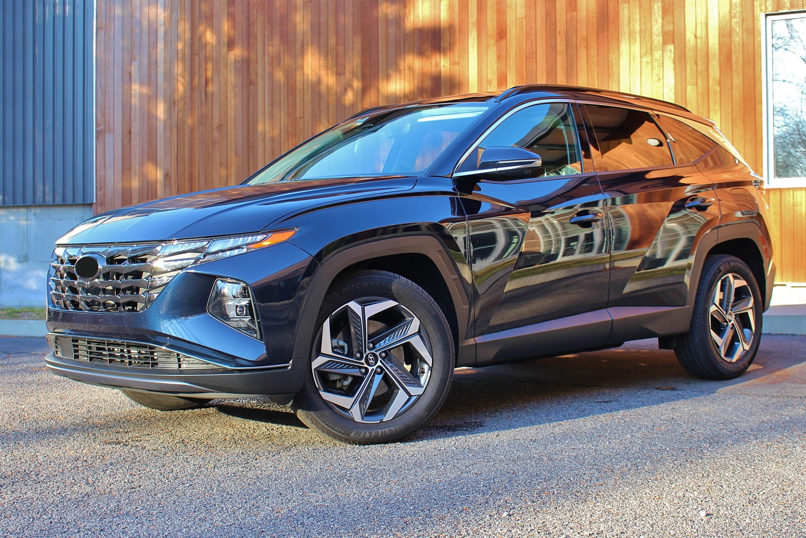 HYUNDAI TUCSON IV NX4 2020+ CHROMOWANA LISTWA DOLNEJ KRATKI ZDERZAKA ...