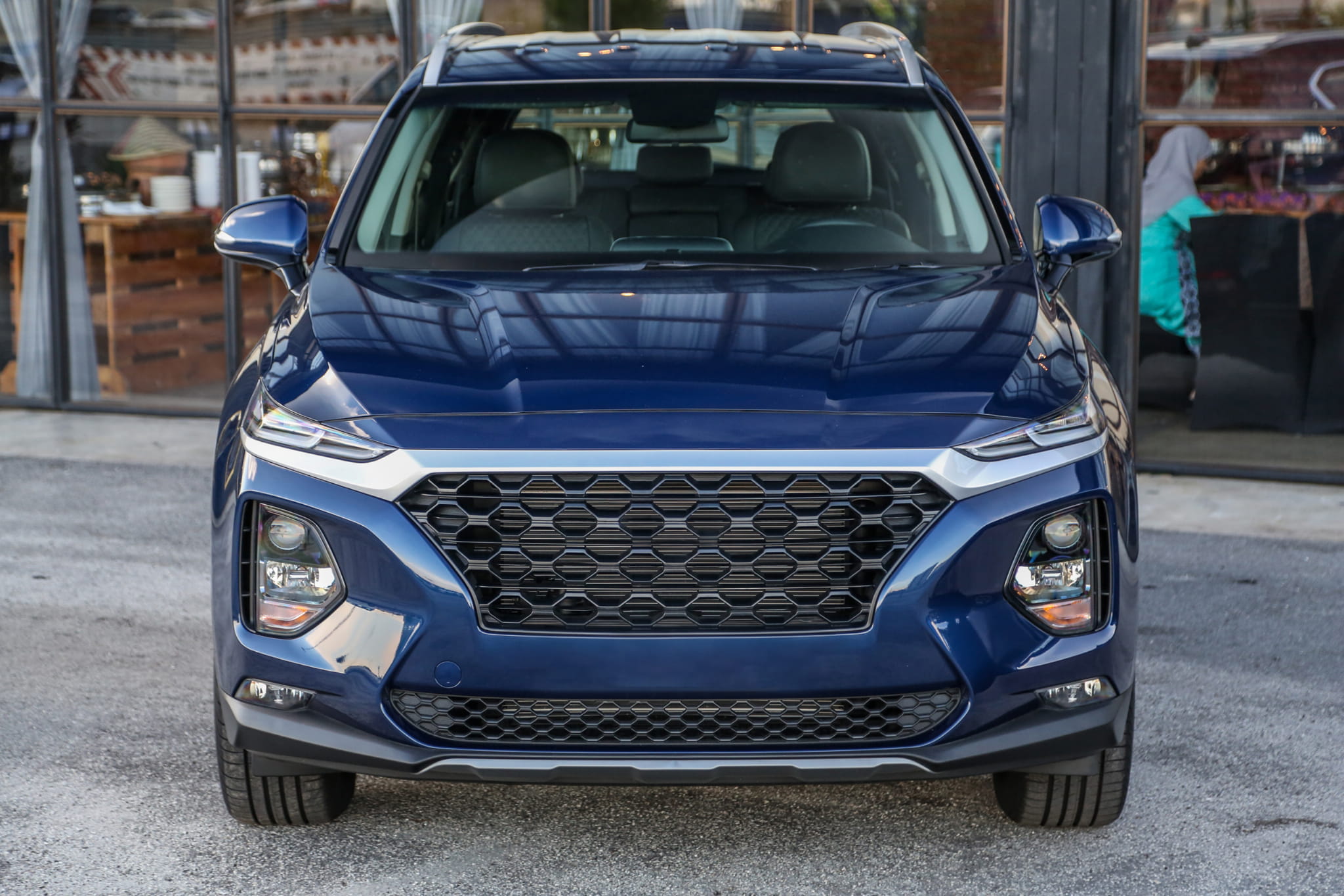 HYUNDAI SANTA FE IV TM 2018-2020 PRZED FACELIFTINGIEM ZDERZAK PRZEDNI ...