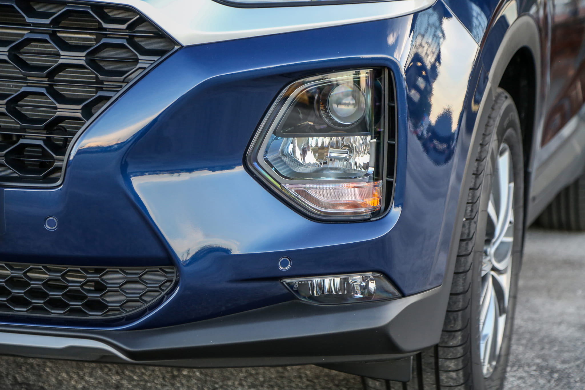 HYUNDAI SANTA FE IV TM 2018-2020 PRZED FACELIFTINGIEM LAMPA ...