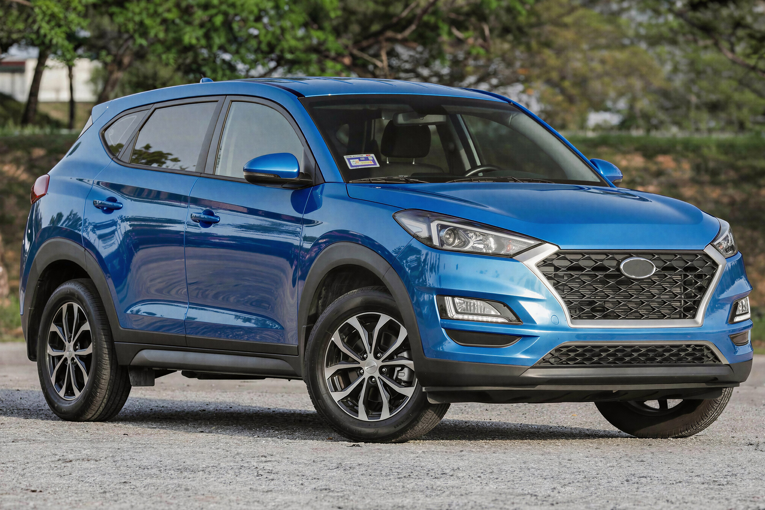HYUNDAI TUCSON III TL 2018-2020 PO LIFTINGU KRATKA ZDERZAKA ŚRODKOWA ...