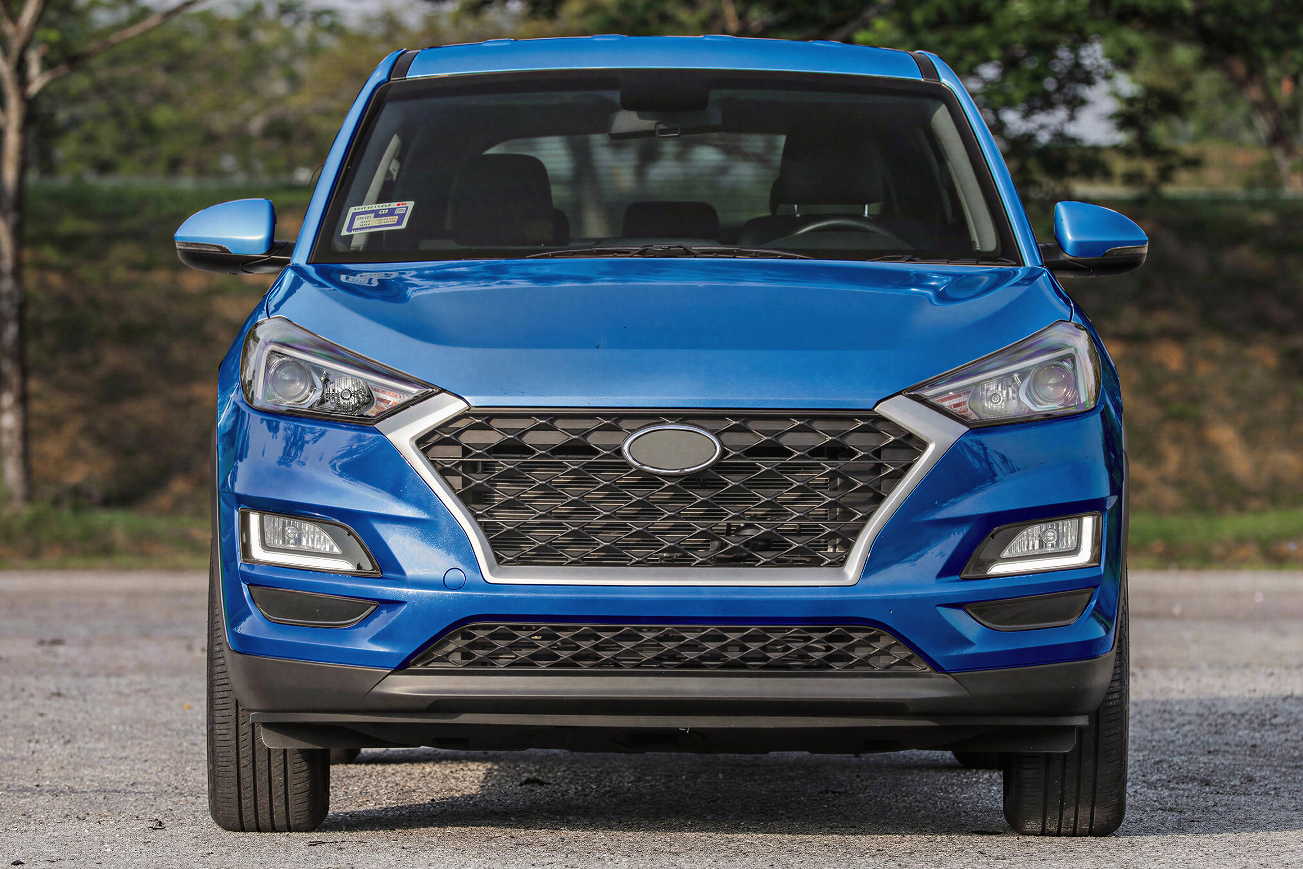 HYUNDAI TUCSON III TL 2018-2020 PO LIFTINGU KRATKA ZDERZAKA ŚRODKOWA ...